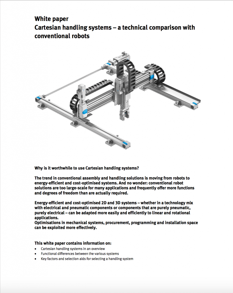 Cartesian Handling Systems - Festo